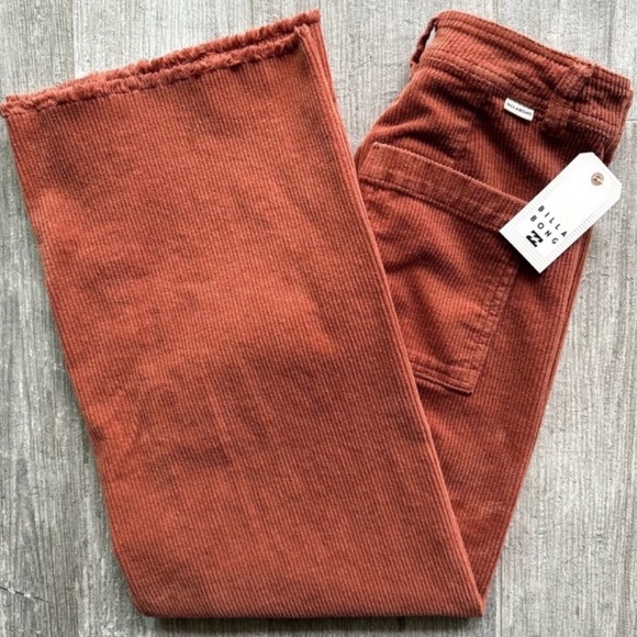 Billabong | Pants & Jumpsuits | Billabong Free Fall Wide Leg Cord Pant ...